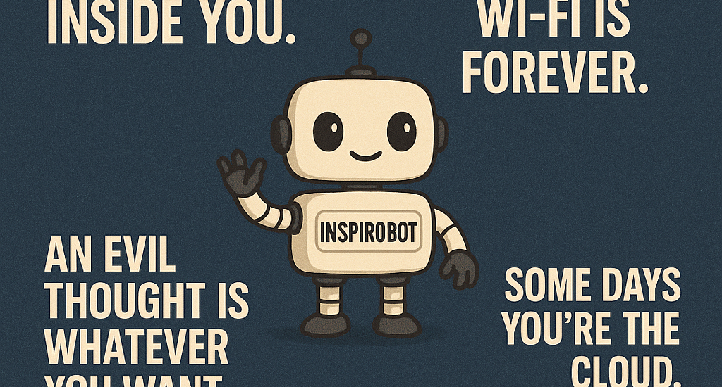 InspiroBot: When AI Tries to Inspire… and Accidentally Breaks You 🧘🤖 - Like Magic AI NEWS